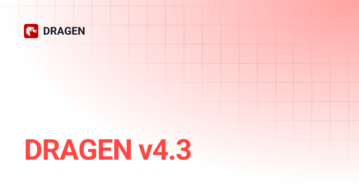 DRAGEN v4.3 | DRAGEN